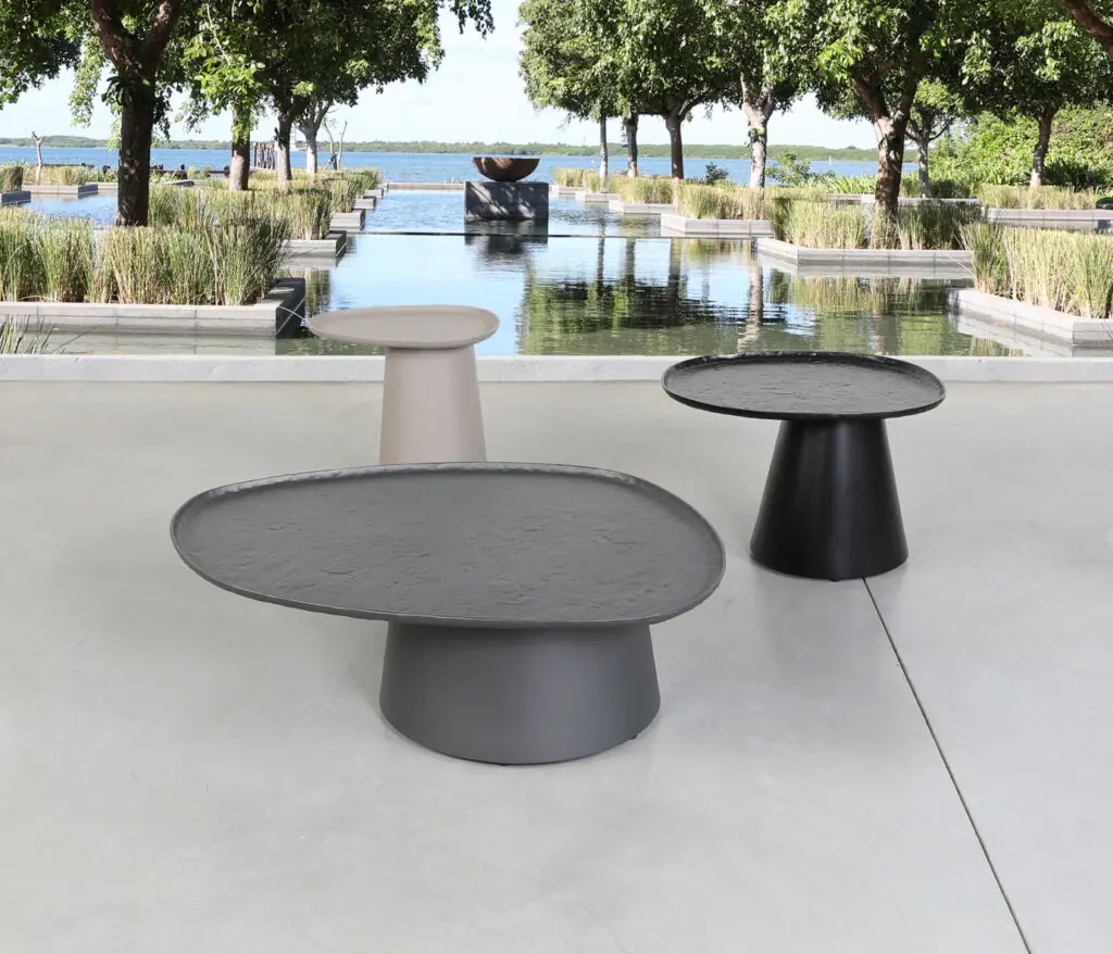 Gaia 24″ Aluminum Side Table | Patio Options
